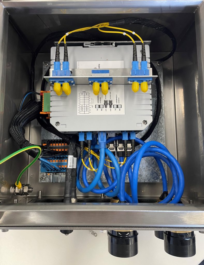 Intrinsically Safe GBit Ethernet Media Marshalling Enclosure IP66 ...