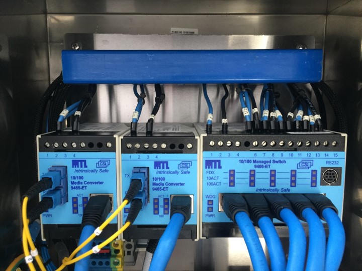 Intrinsically Safe Ethernet Media Marshalling Enclosure IP66 - 18-09 ...